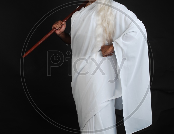 Image of Man in a Old Woman Getup for Movie-EZ846811-Picxy
