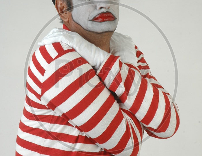 Image of Mime Artist With Expressions-UL919637-Picxy