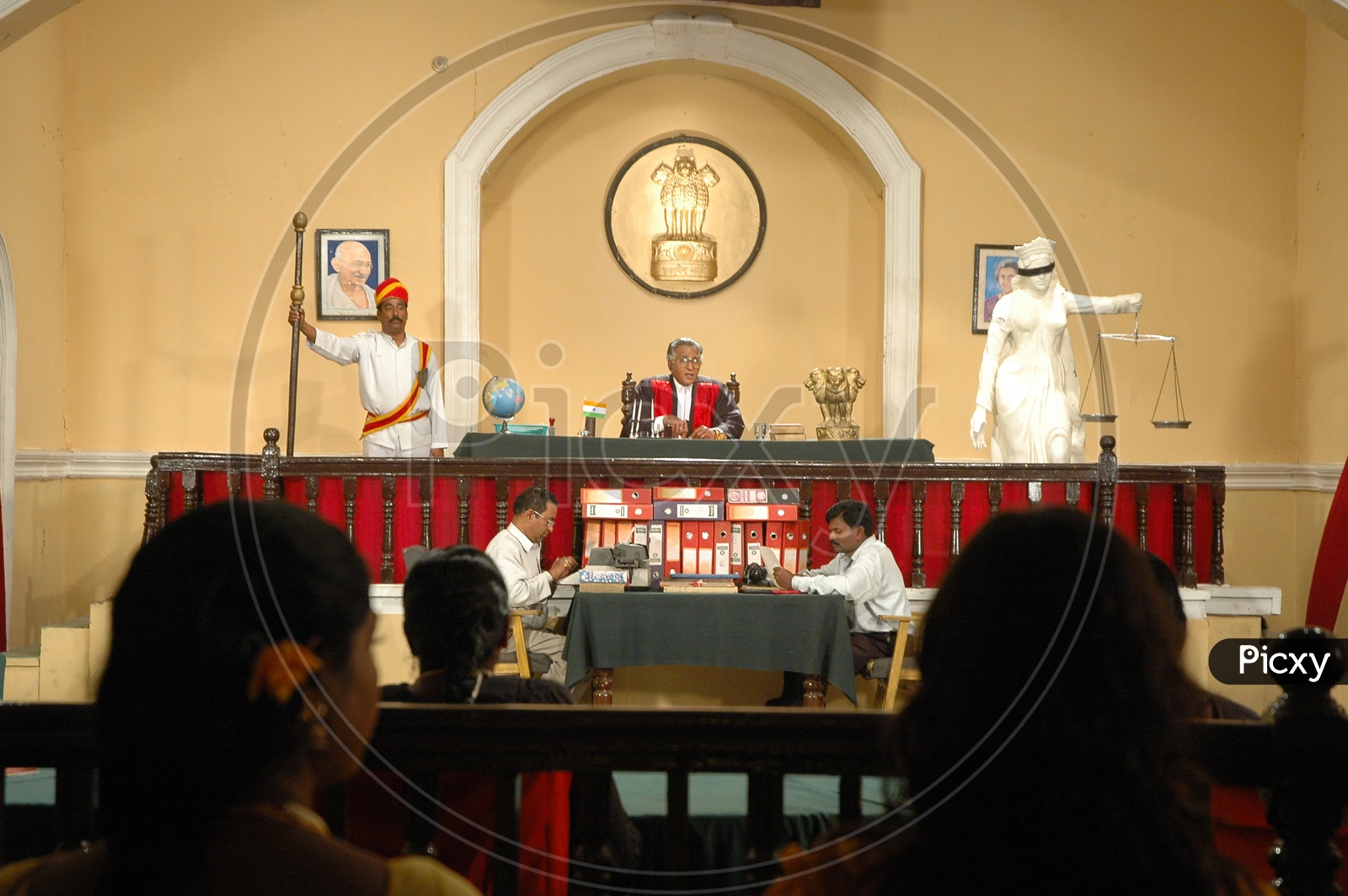 Image of Judge giving Judgement in a Court-LL569886-Picxy