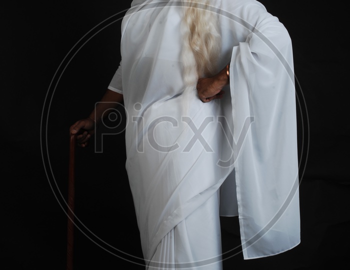 Image of Man in a Old Woman Getup for Movie-EZ846811-Picxy