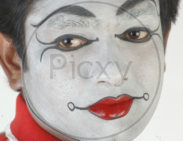 Image of Male Mime Artist With Expressions-GR330488-Picxy