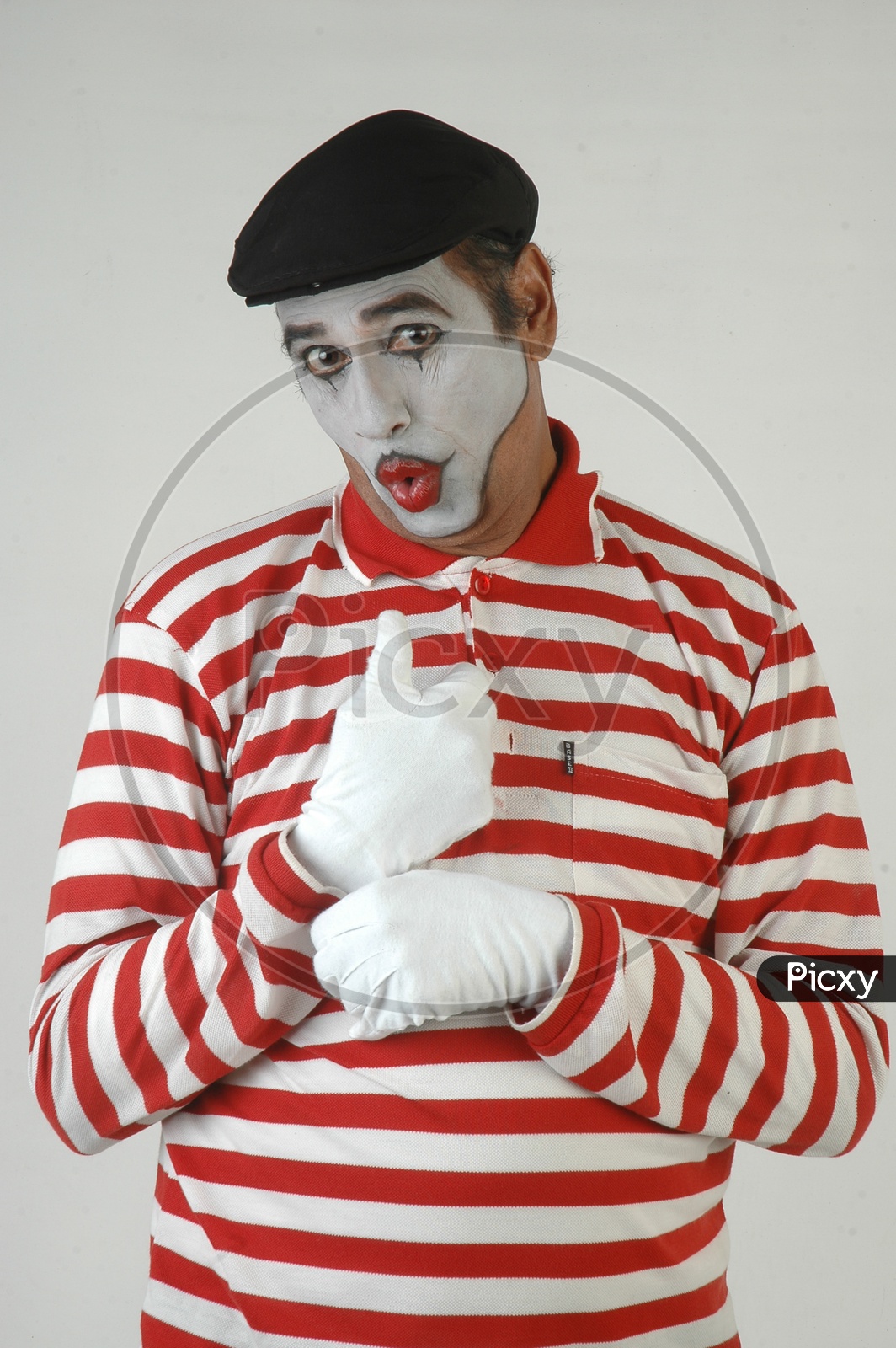 Image of Mime Artist With Expressions-FT636130-Picxy