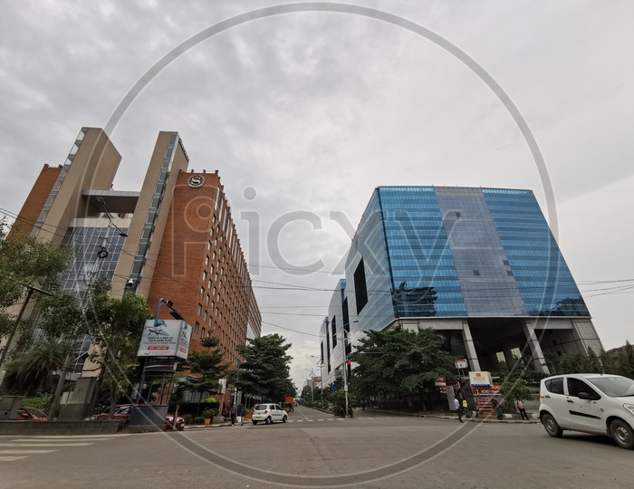 Image of ICICI Bank Towers in Financial District-ZD913637-Picxy