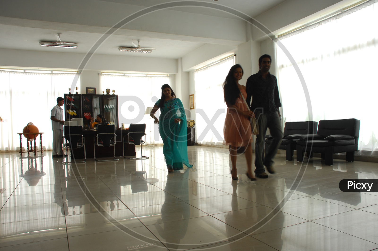 Image of Indian College Students in Principal Room-BS675141-Picxy