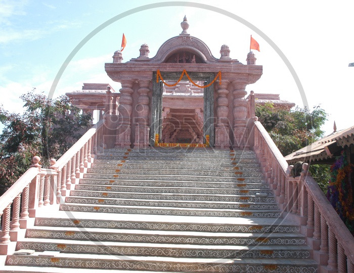 Image of Stair Case Of Jain Temple With Entrance Arch-RH083782-Picxy