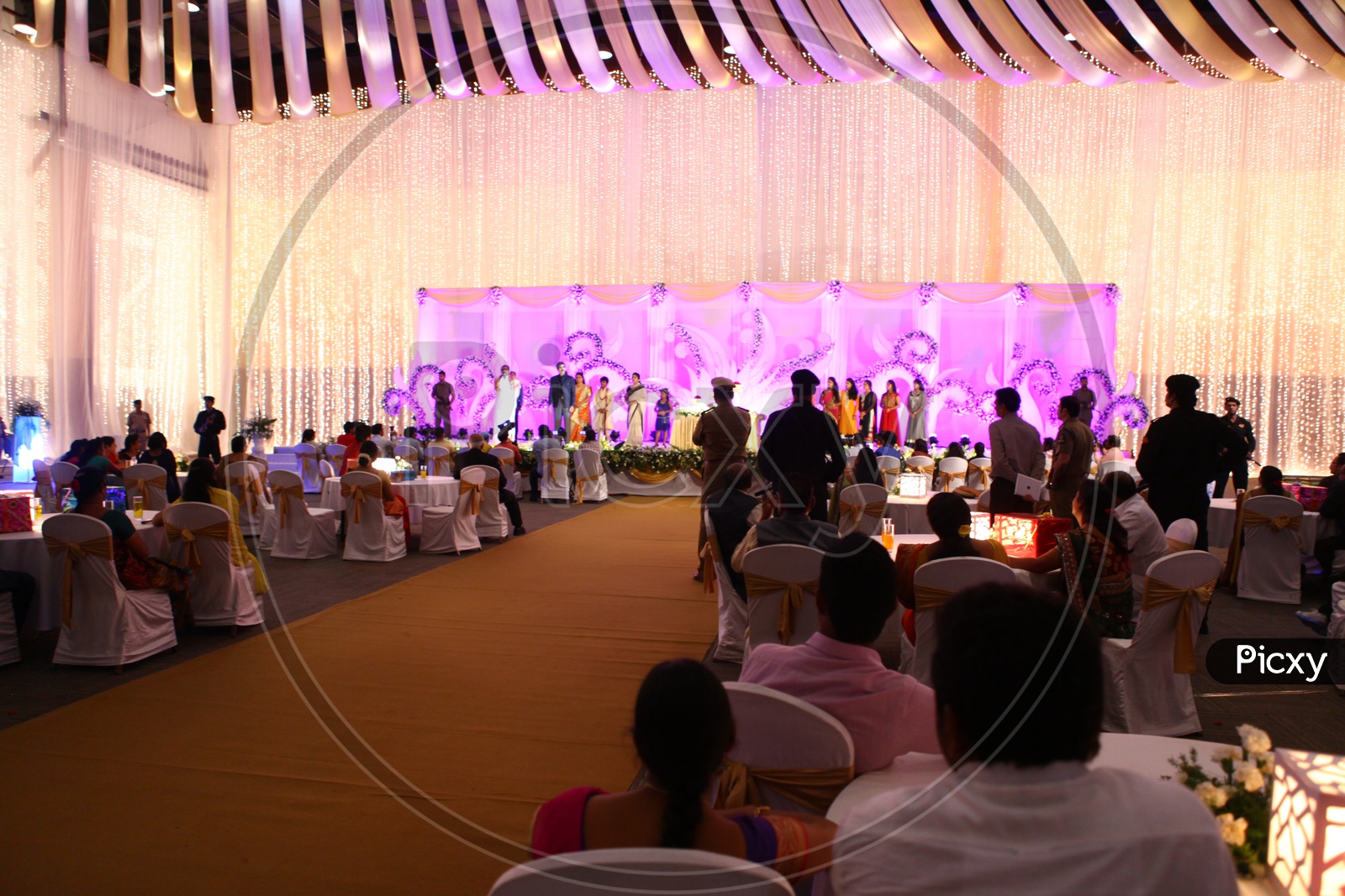 Image of Indian Wedding Hall Decoration-LM081921-Picxy