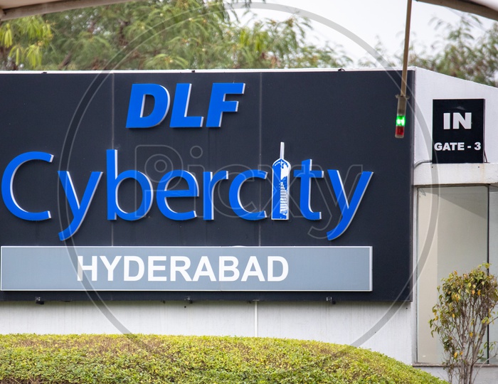Image of Security checking at DLF Cybercity Hyderabad Campus Entrance ...