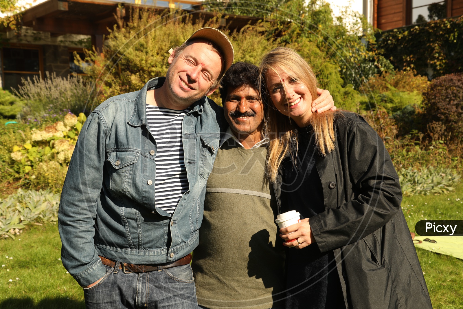 Image of A Group Of Foreign People With an Indian-GH149575-Picxy