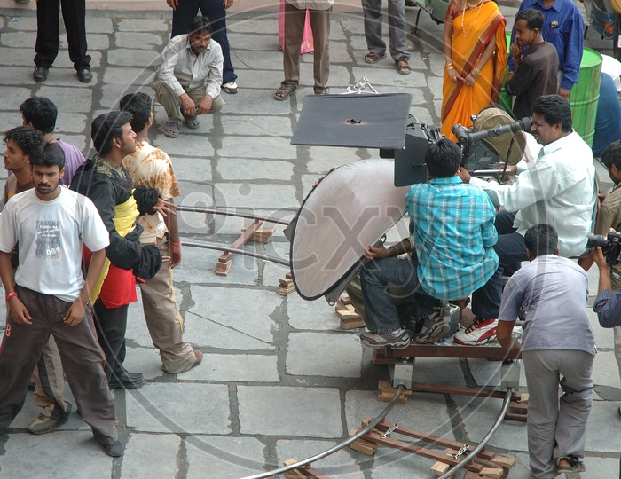 Image of Shootout In a Street With Goon s And Police In Movie Working ...