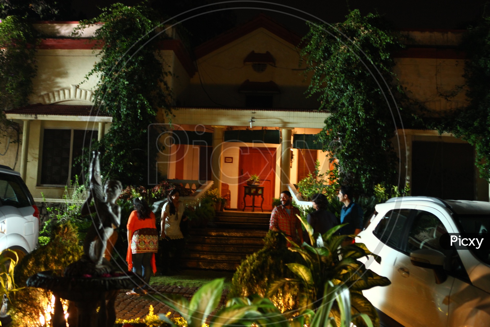 Image of cars Parked in a House Compound-VB973301-Picxy