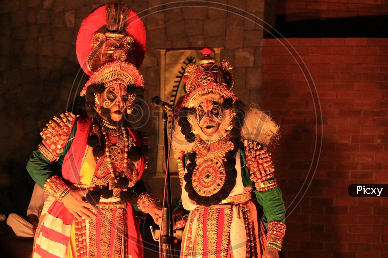 Image of Thirayattam Traditional Kerala Dance Art Form Performing On ...