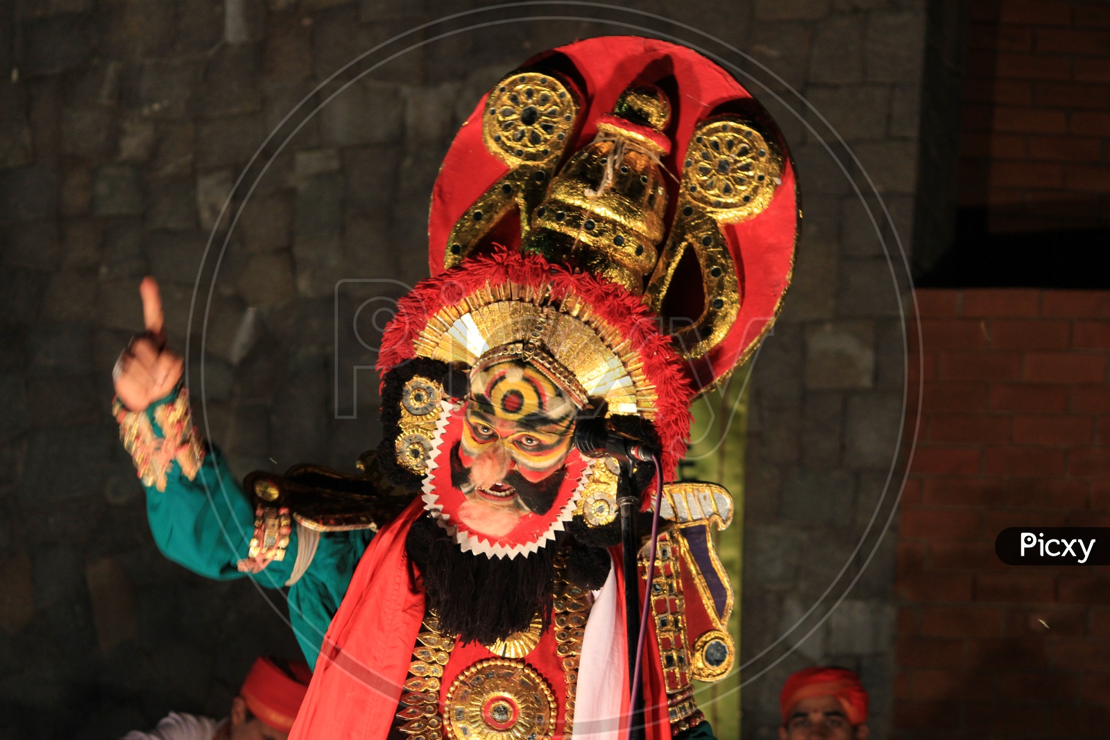 Image of Thirayattam Traditional Kerala Dance Art Form Performing On ...