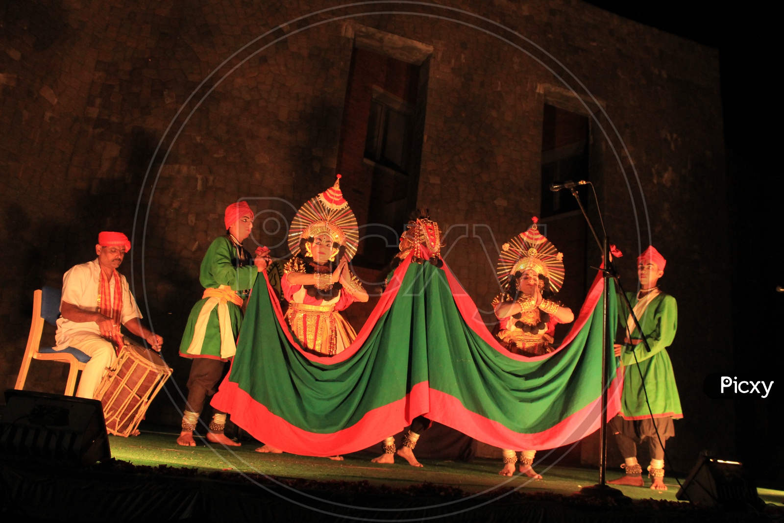 Image of Thirayattam Traditional Kerala Dance Art Form Performing On ...