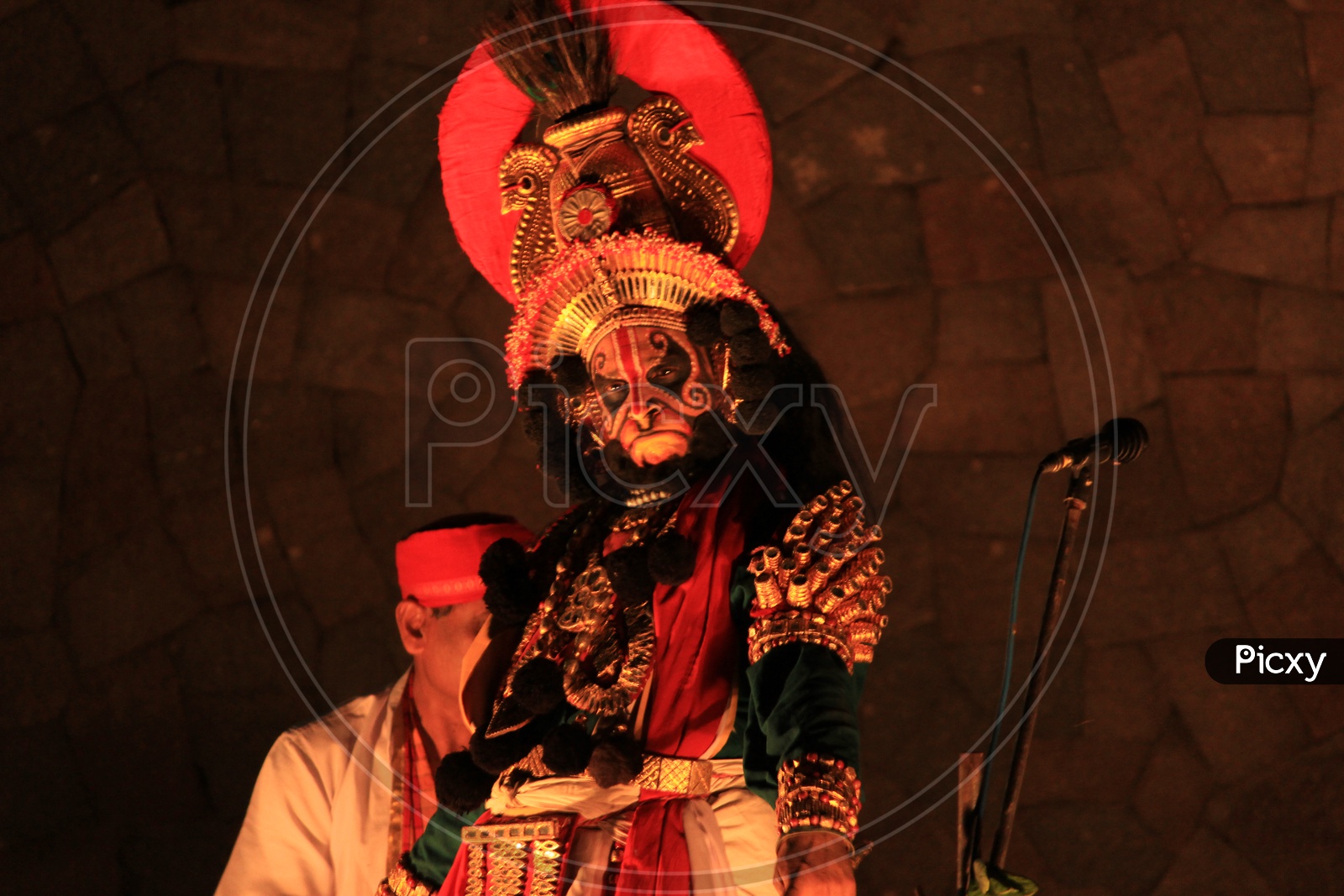 Image of Thirayattam Traditional Kerala Dance Art Form Performing On ...