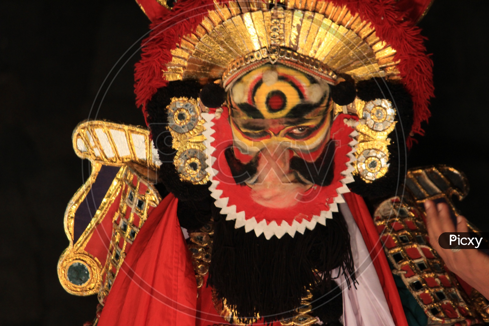 Image of Thirayattam Traditional Kerala Dance Art Form Performing On ...