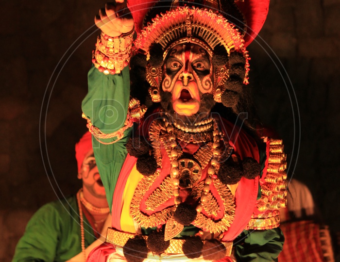 Image of Thirayattam Traditional Kerala Dance Art Form Performing On ...