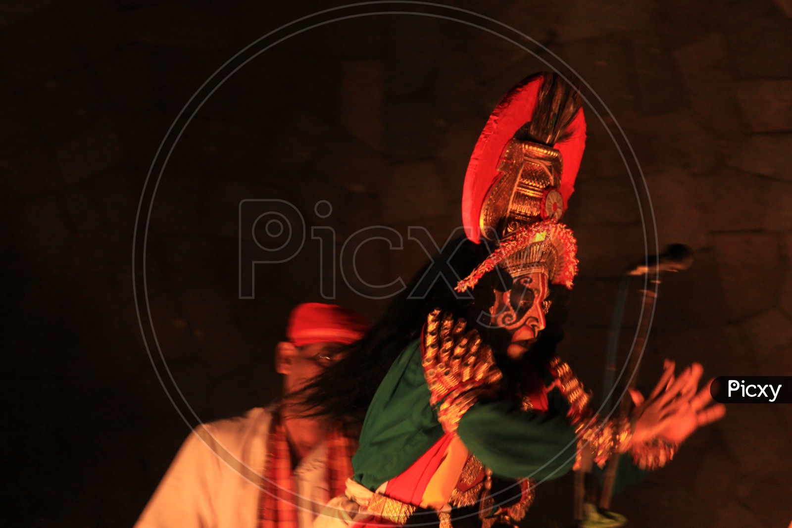 Image of Thirayattam Traditional Kerala Dance Art Form Performing On ...