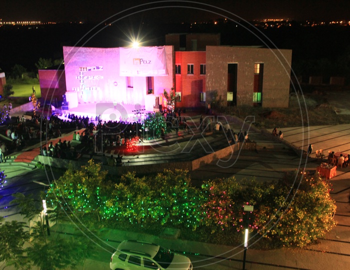 Image of Aerial View of an Event at IMT Hyderabad Campus-LC442369-Picxy
