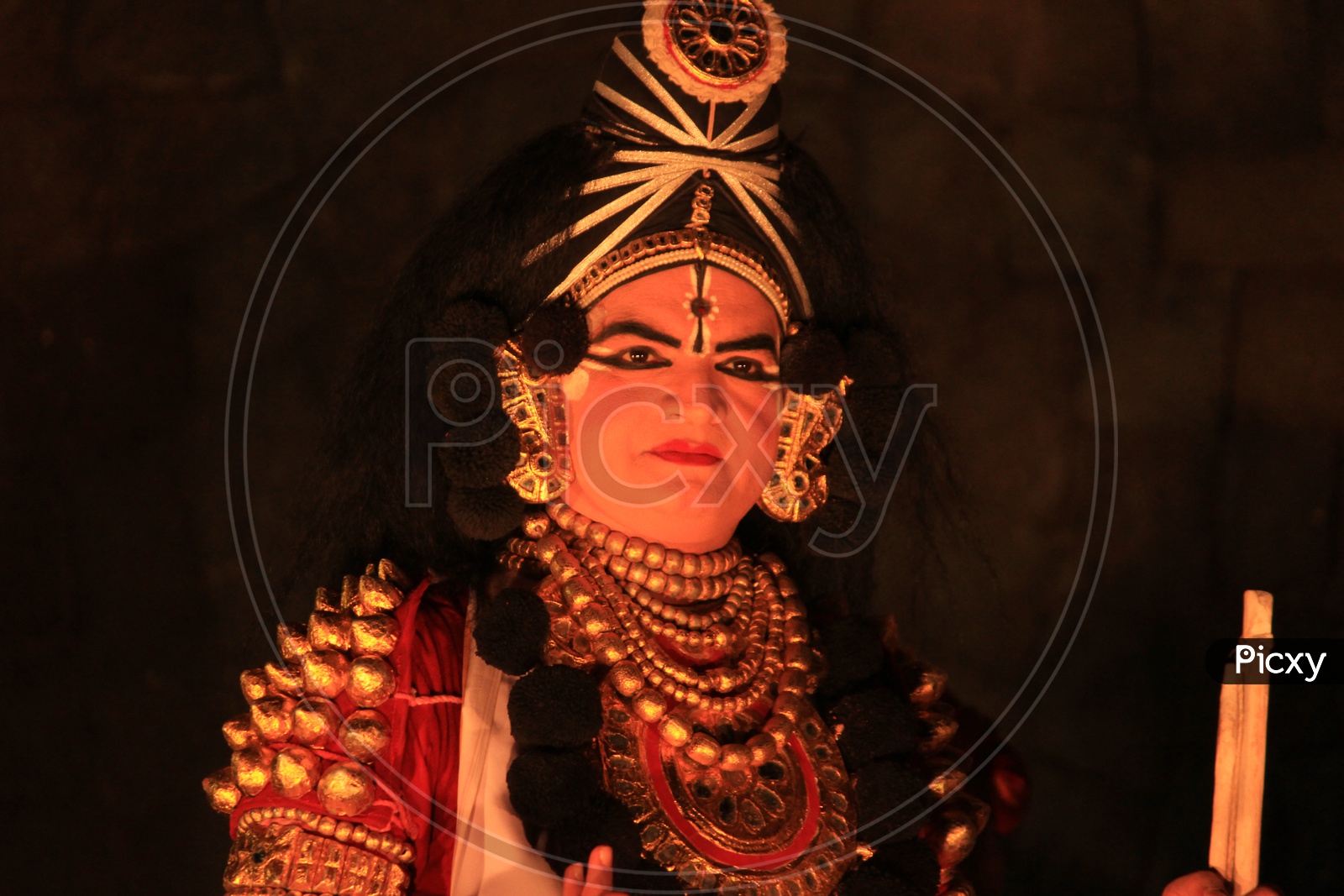 Image of Thirayattam Traditional Kerala Dance Art Form Performing On ...