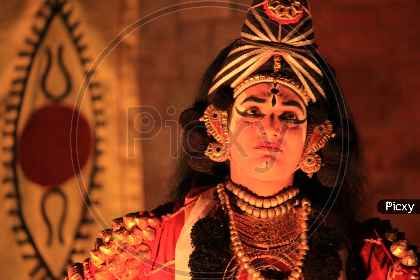 Image of Thirayattam Traditional Kerala Dance Art Form Performing On ...