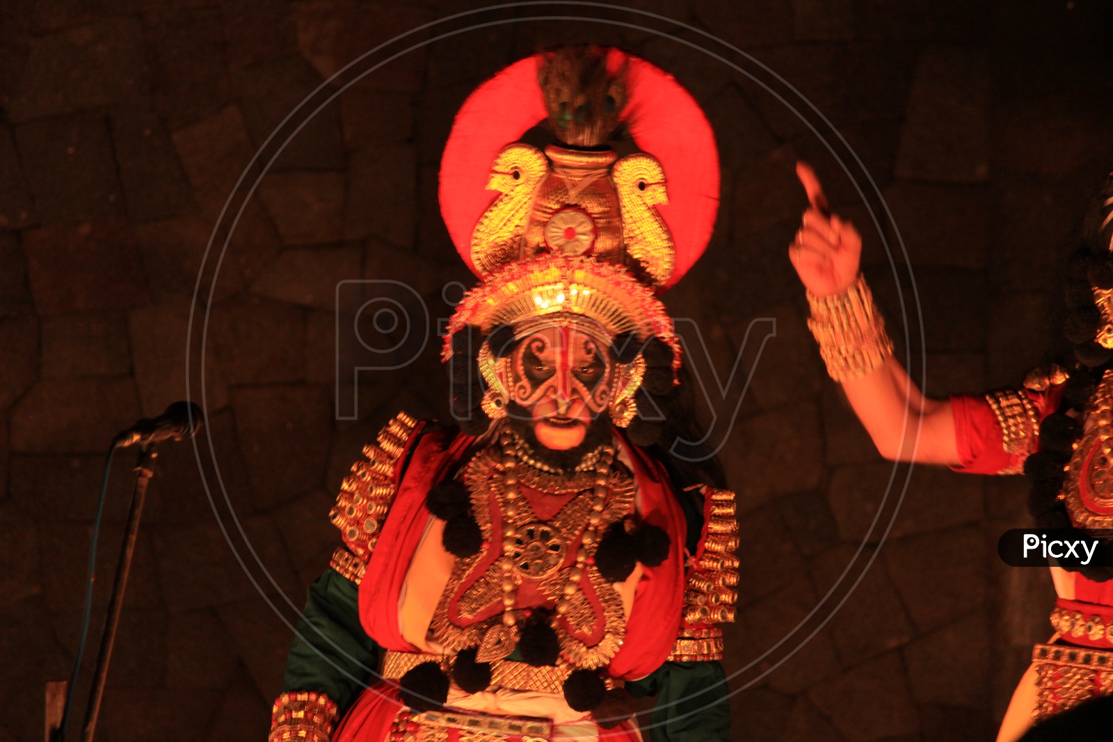 Image of Thirayattam Traditional Kerala Dance Art Form Performing On ...