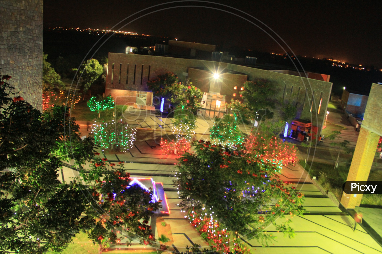 Image of Aerial View of an Event at IMT Hyderabad Campus-BE512958-Picxy