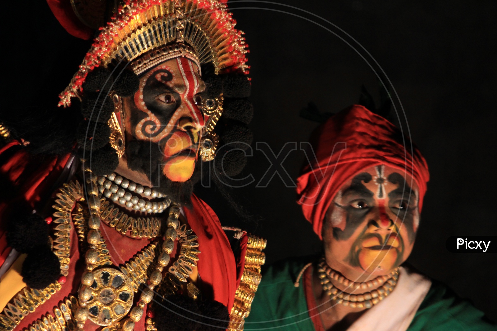 Image of Thirayattam Traditional Kerala Dance Art Form Performing On ...