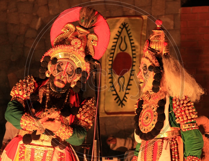 Image of Thirayattam Traditional Kerala Dance Art Form Performing On ...