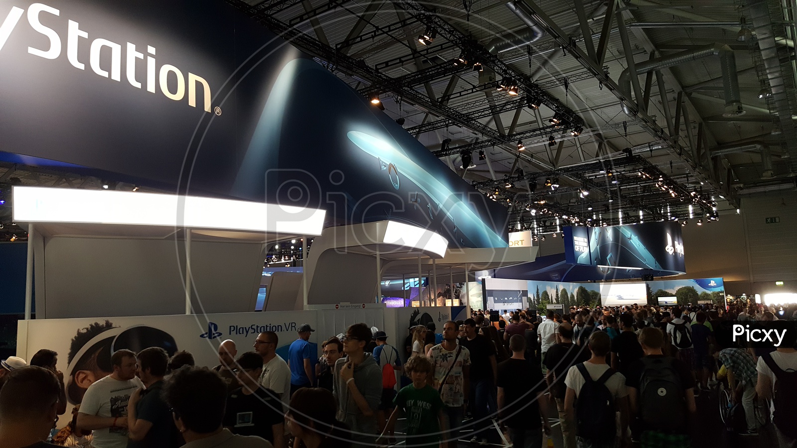 Image of PlayStation Stall at Gamescom, Cologne-CB977938-Picxy