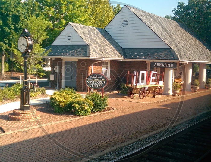 Image of Ashland Railway Station Or Ashland rail Road Station in ...