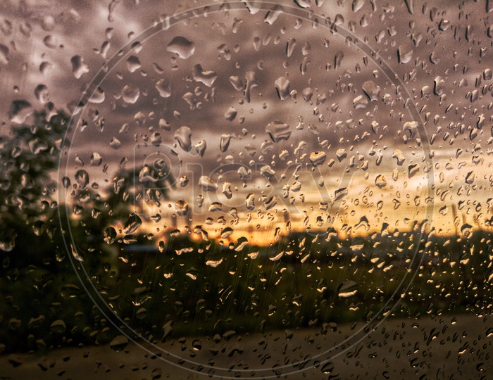 Image of Monsoon from a car window-XN452279-Picxy