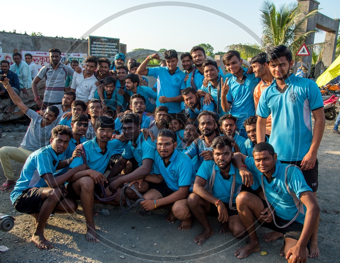 Image of Group of Young People Posing For a Group Photo At Handi ...