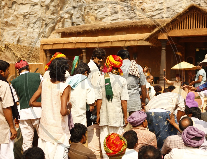 Image of Villagers Gathered In a Place In a tribal Village-LT580269-Picxy