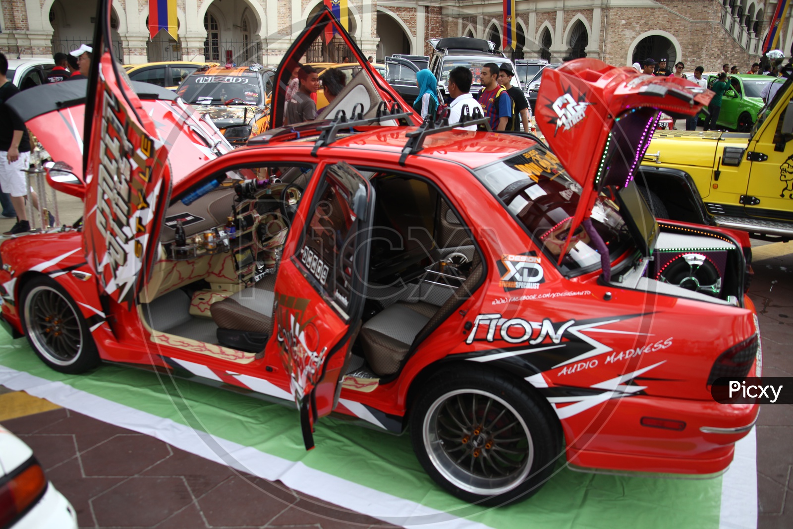 Image of Super Cars Modified In a Car Expo-TQ262624-Picxy