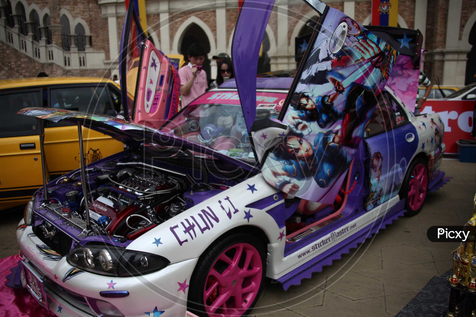 Image of Super Cars Modified In a Car Expo-ZA209954-Picxy