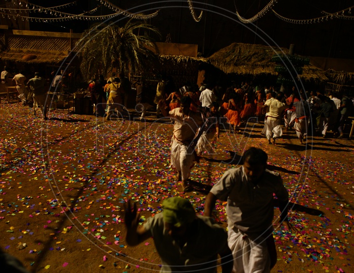 Image of Villagers Running in Panic For an Ambush-NV183511-Picxy