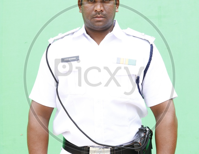 Image of Kolkata Police Man Getup By Movie Artists-ND727198-Picxy