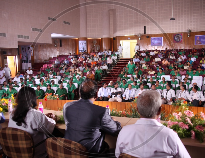 Image of Patients In a Hospital Auditorium-XI355868-Picxy