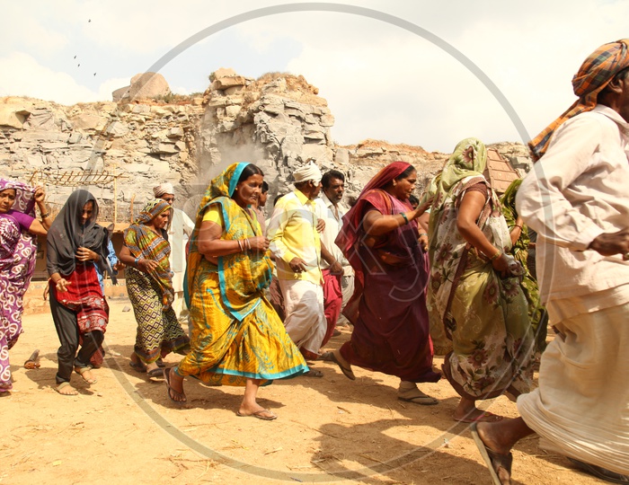 Image of Villagers Running in Panic For an Ambush-NV183511-Picxy