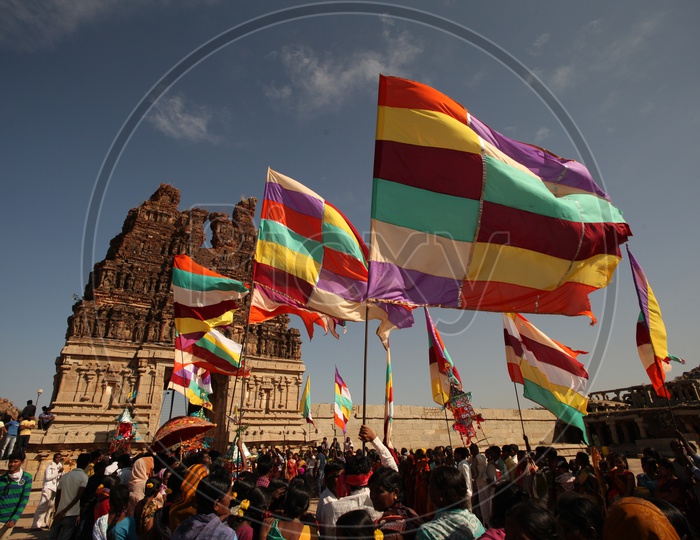 Image of People Celebrating Local Festivals by Dancing in Joy and ...