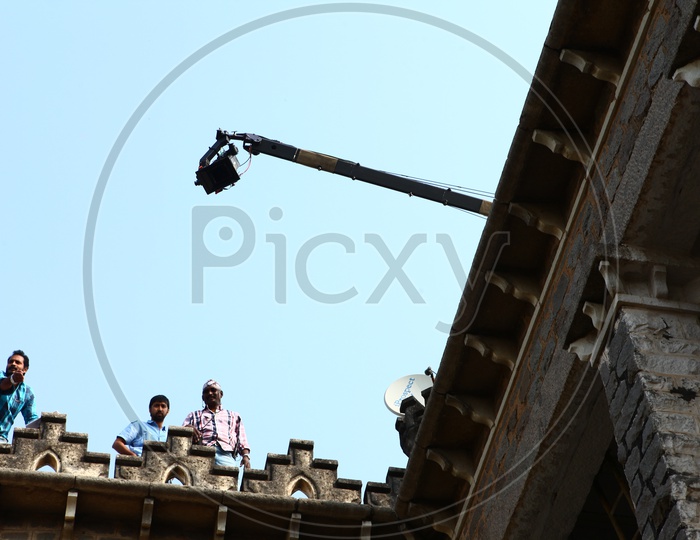 Image of Trolley Or Jimmy Camera In Movie Shooting-SL294282-Picxy
