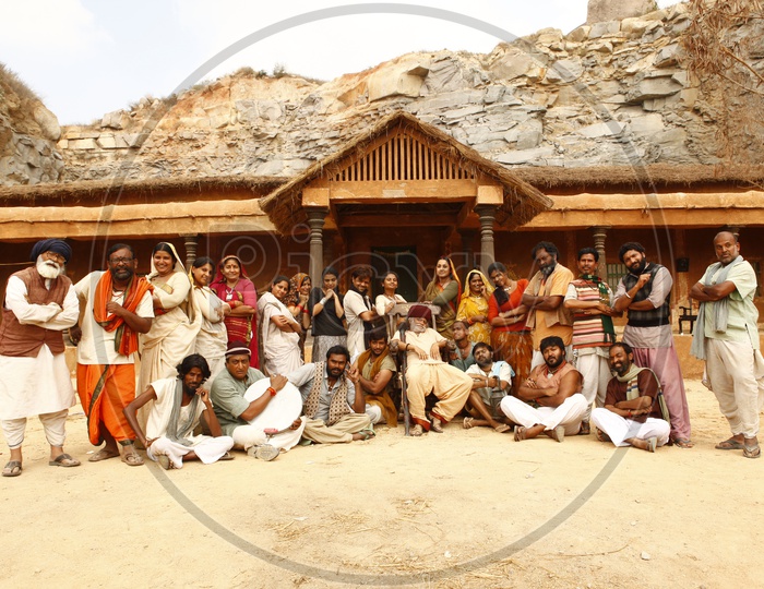 Image of Villagers Gathered In a Place In a tribal Village-ZG662243-Picxy