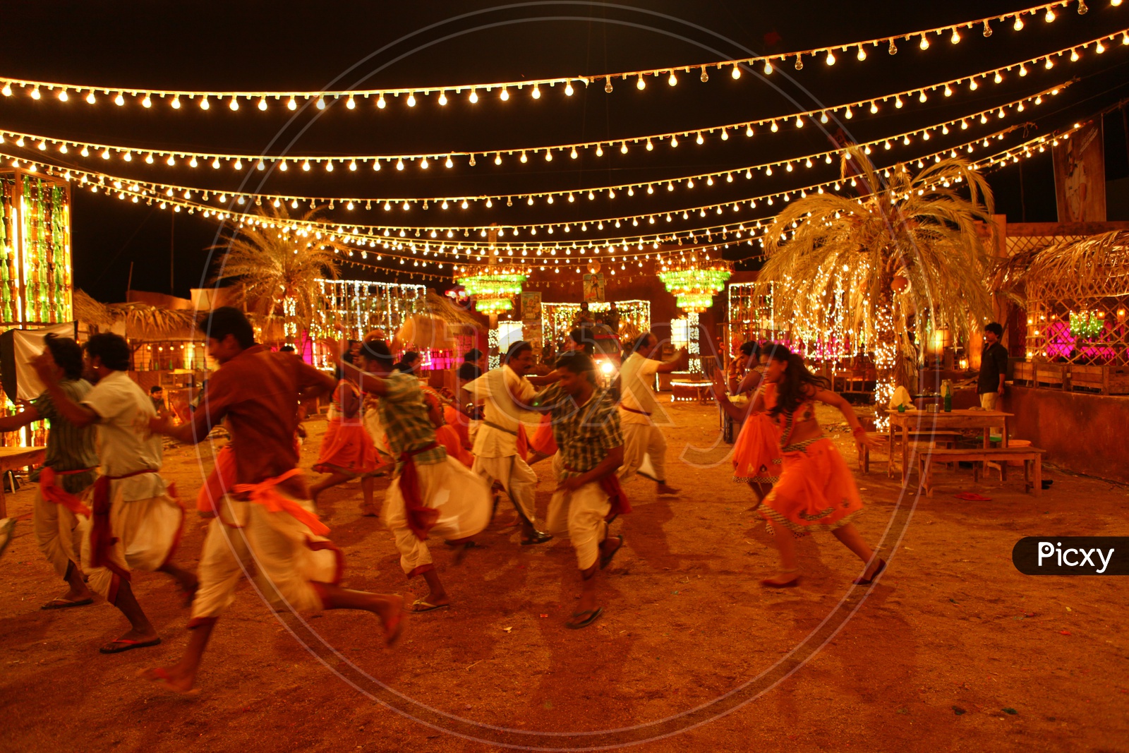 Image of Villagers Running in Panic For an Ambush-NV183511-Picxy