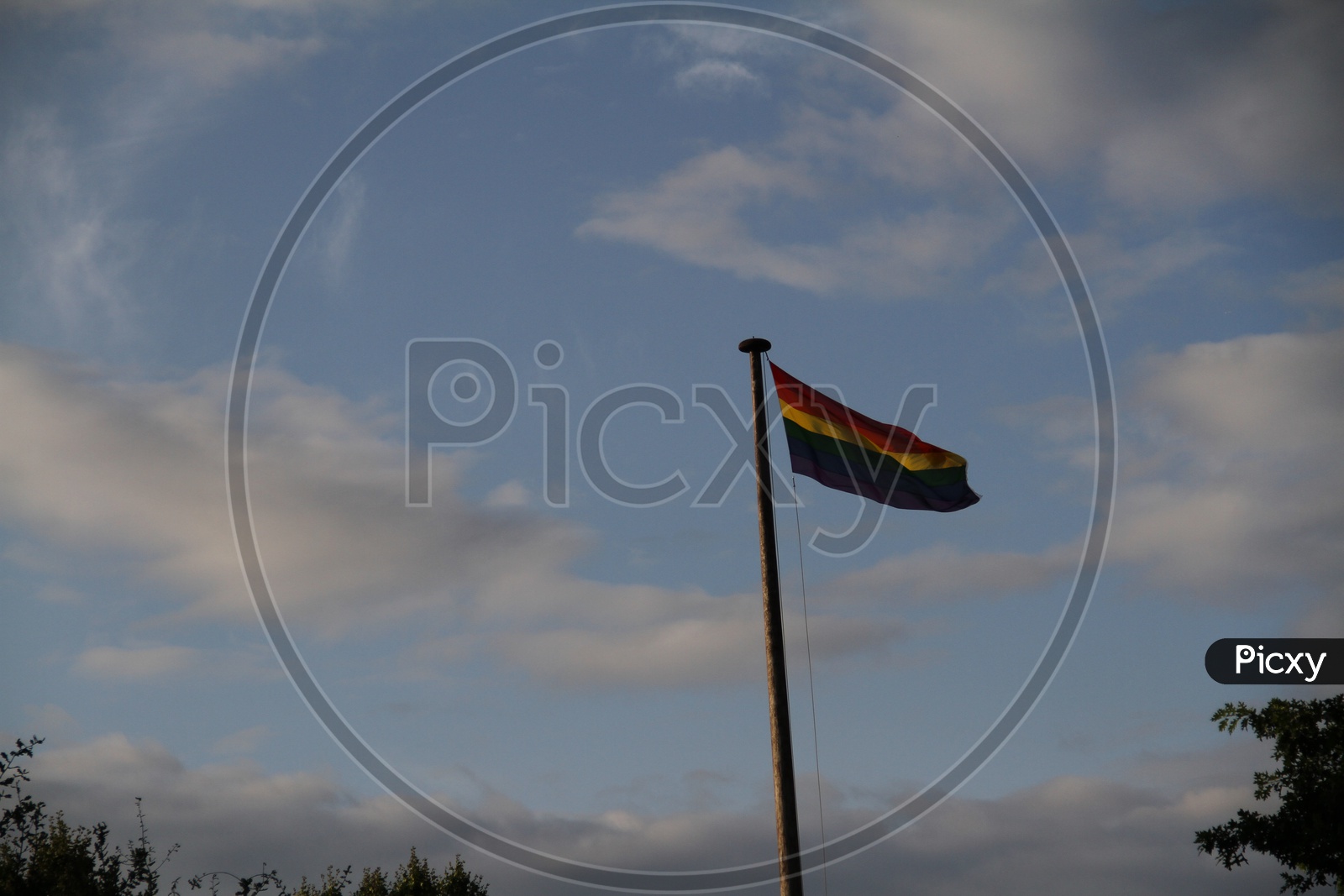 Image of Flag To a Flag Post-JV902701-Picxy