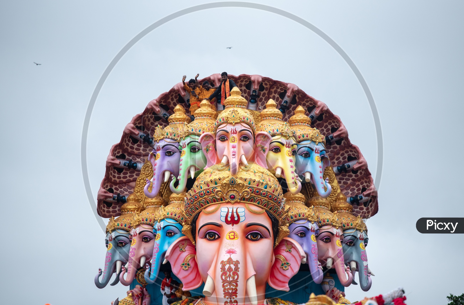 Image of Sri Dwadashaditya Maha Ganapathi also known as Khairatabad ...