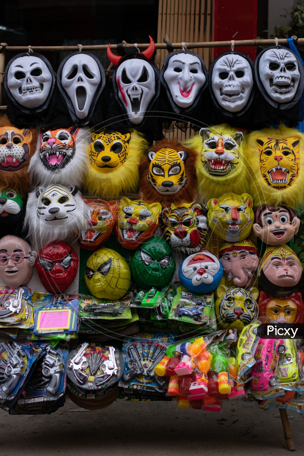 Image of Scary Masks for Kids in a Shop-NI452027-Picxy