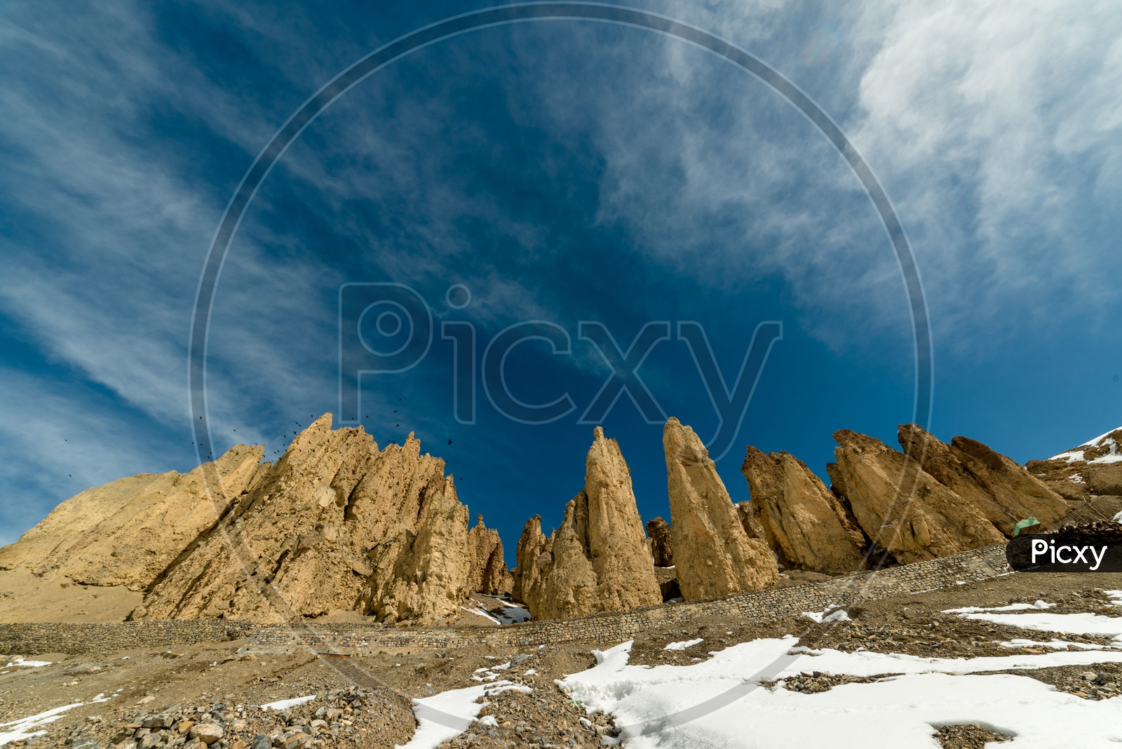Image of High Mountain Rock Cliffs in the Himalayas-FI524085-Picxy