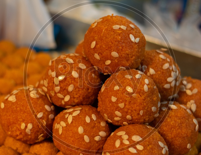 Image of Delicious Indian Sweet Laddu or Ladoo-GC699623-Picxy