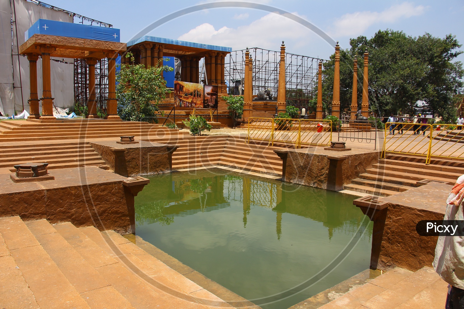 Image of Bahubali Movie Mahismathi Kingdom Sets in Ramoji Film City ...