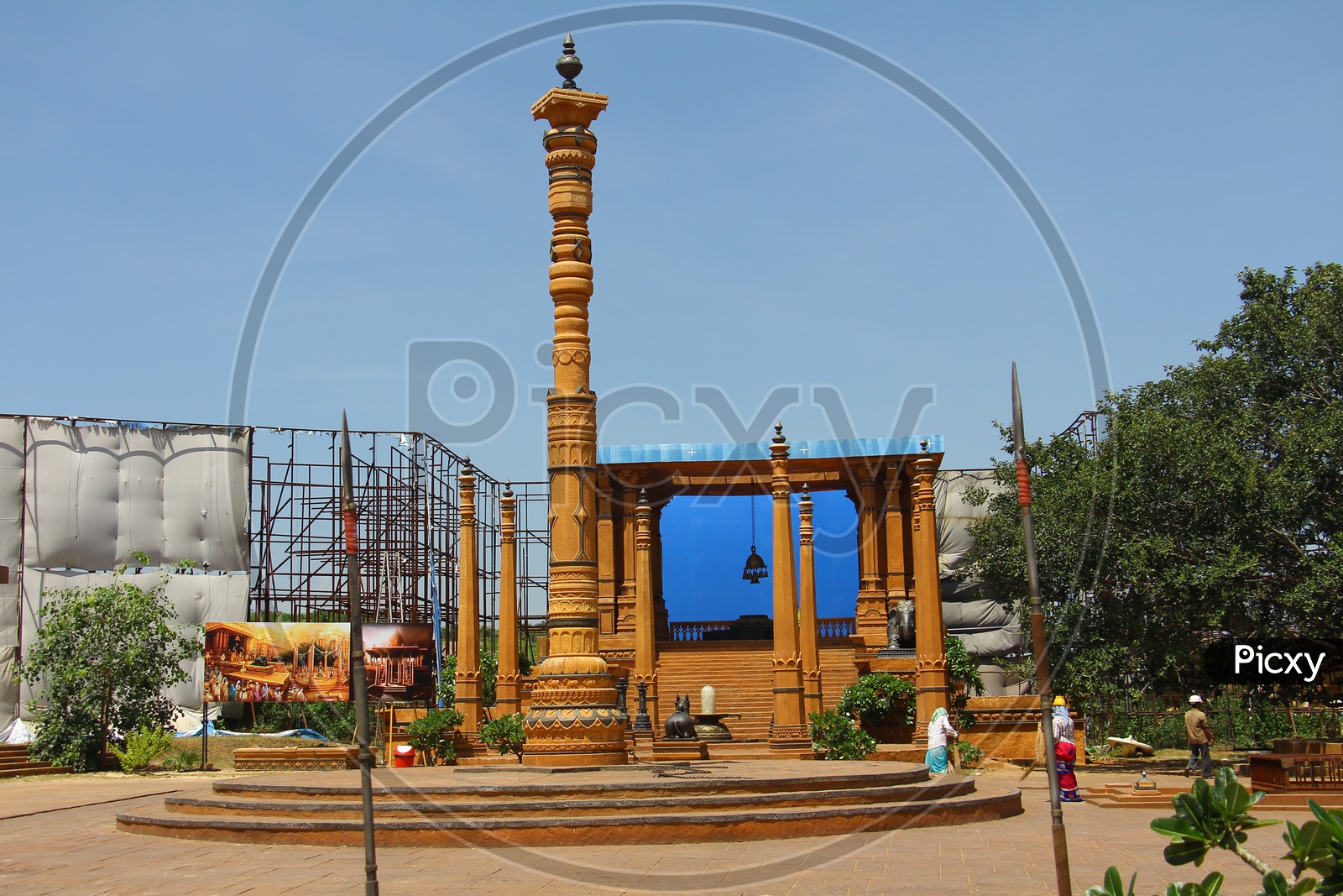 Image of Bahubali Movie Mahishmati Kingdom Sets In Ramoji Film City ...